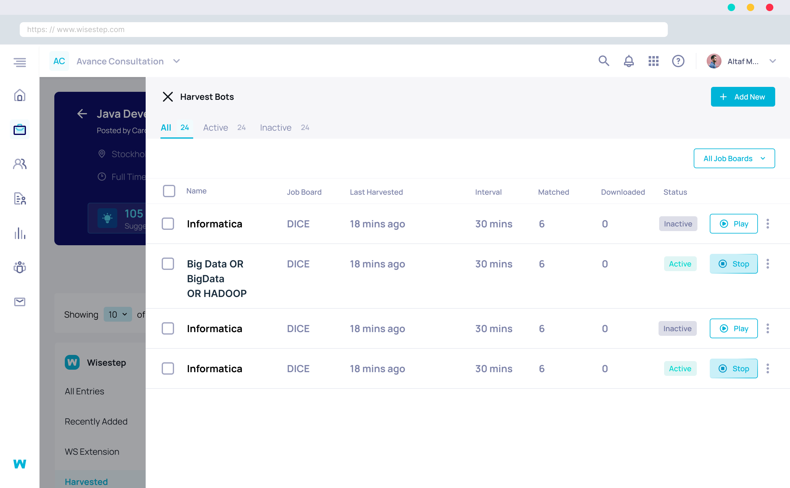 Resume Harvesting Bots for Recruitment Agencies - Wisestep Inc